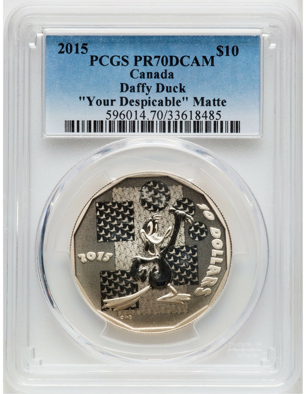 2015 Canada 10 Dollars daffy duck. – House Of Coin | هاوس أوف كوين